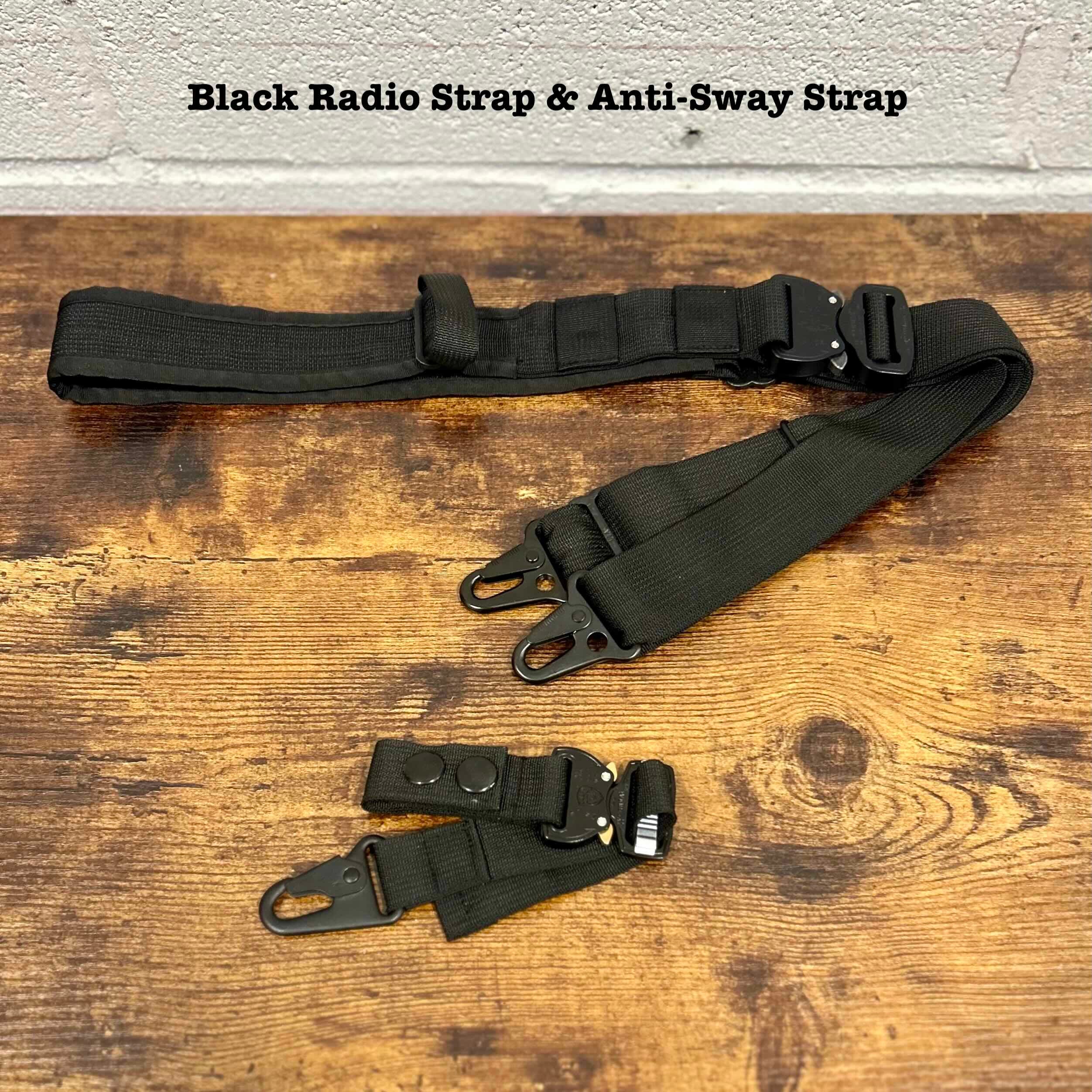 CCI Radio Strap System/ Black | CAPITAL CITY