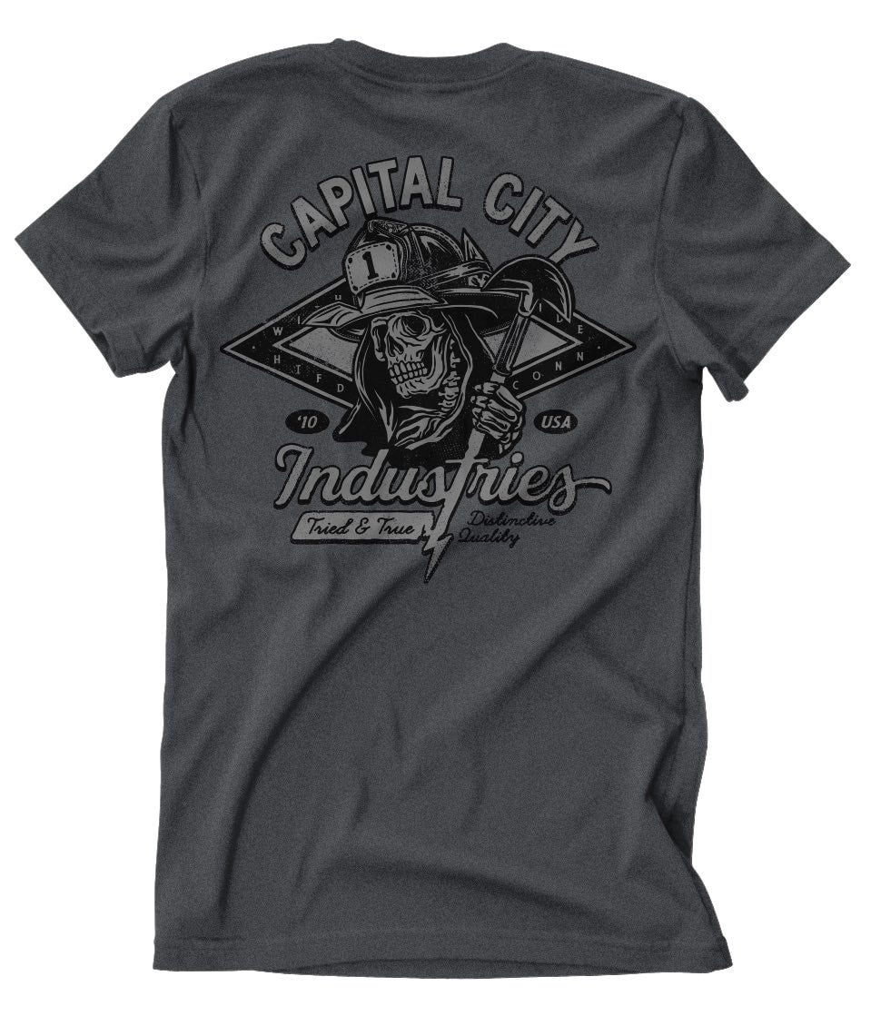 Cap City Ind Reaper Tshirt/ Gray | CAPITAL CITY