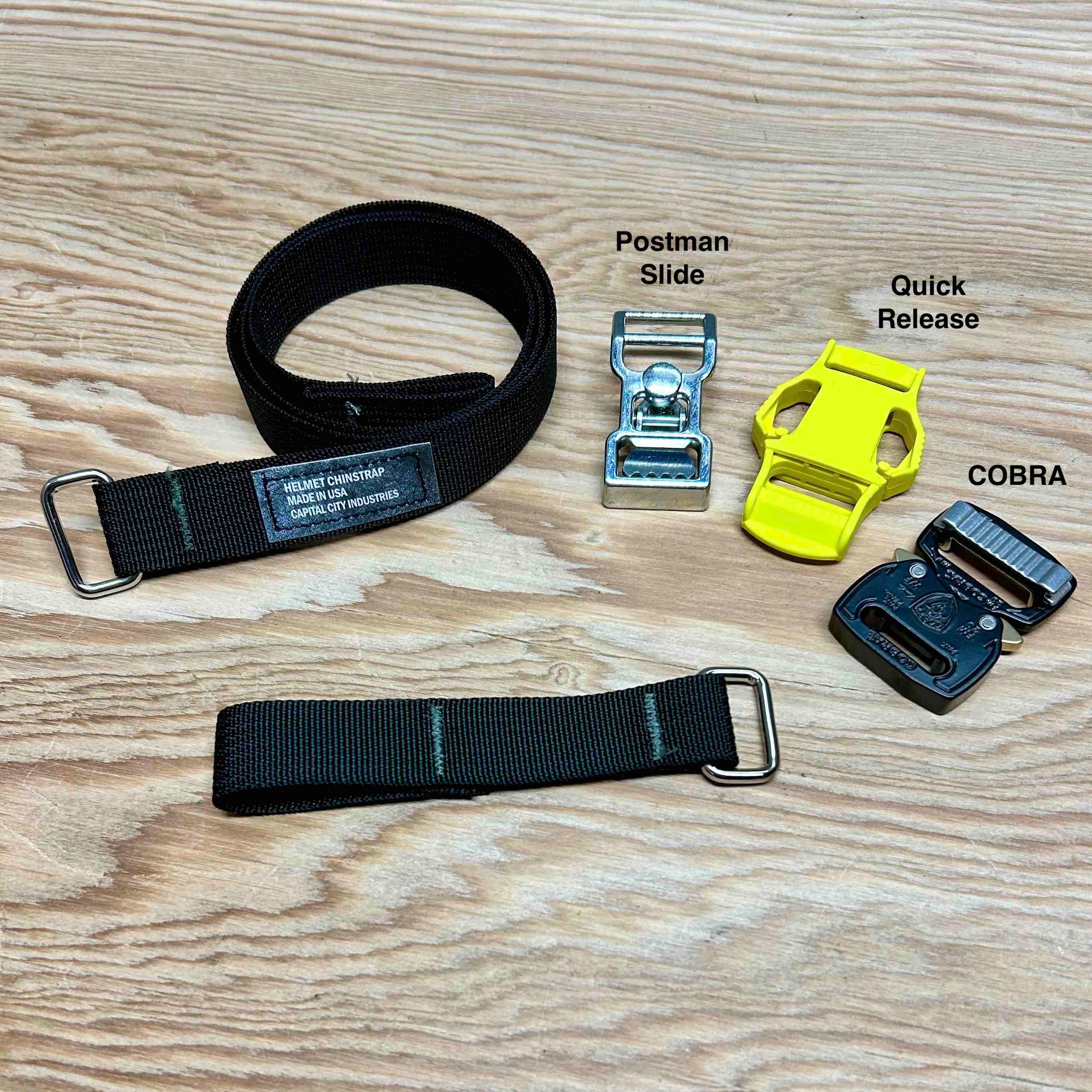 CCI Helmet Chinstrap/ Black Nylon | CAPITAL CITY